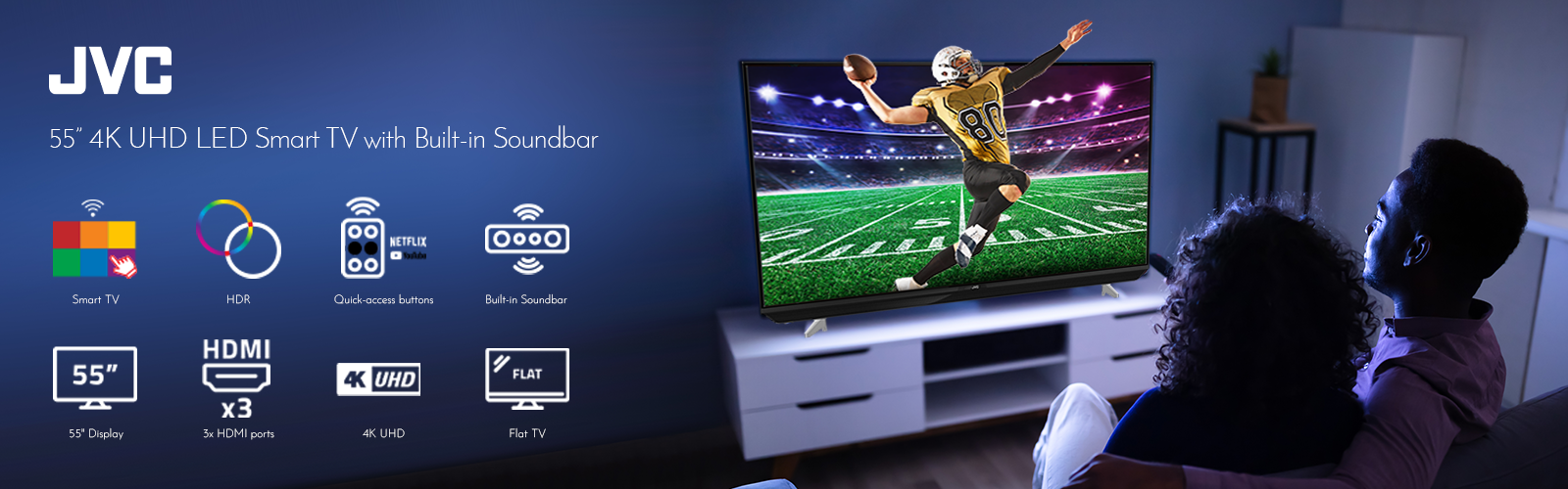 Smart TVs | 32", 43", 50", 55", 65", 75" QLED, LED & 4K Smart TVs – JVC ...