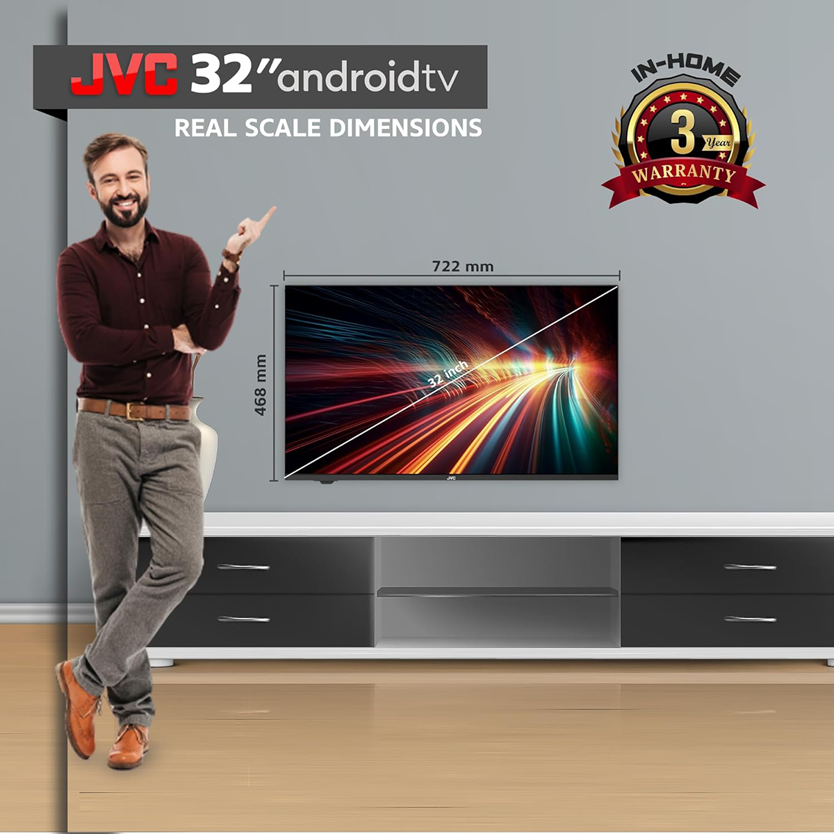 JVC 32 inch Smart LED Android TV AV-H323115A11 .section--image-with-text img { border: none ...