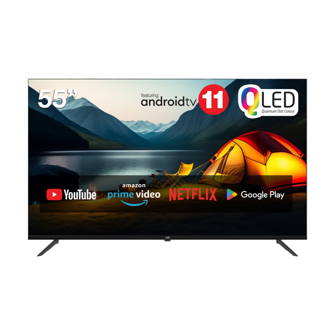 JVC 55" 4K Ultra HD QLED Metal Frame Edgeless Android TV - LT-55NQ7145A ...
