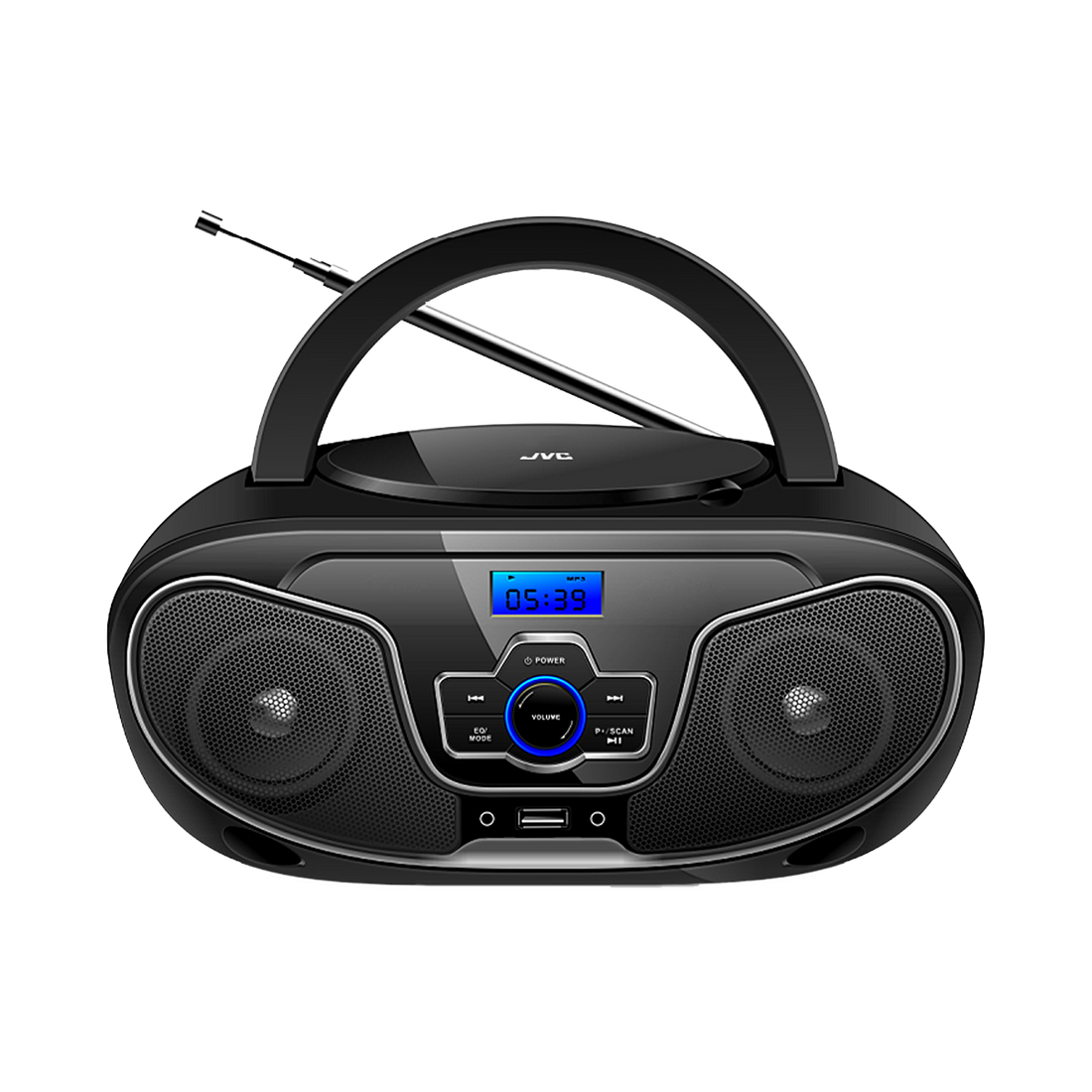 JVC Portable CD Player with Bluetooth Black RV-N833A